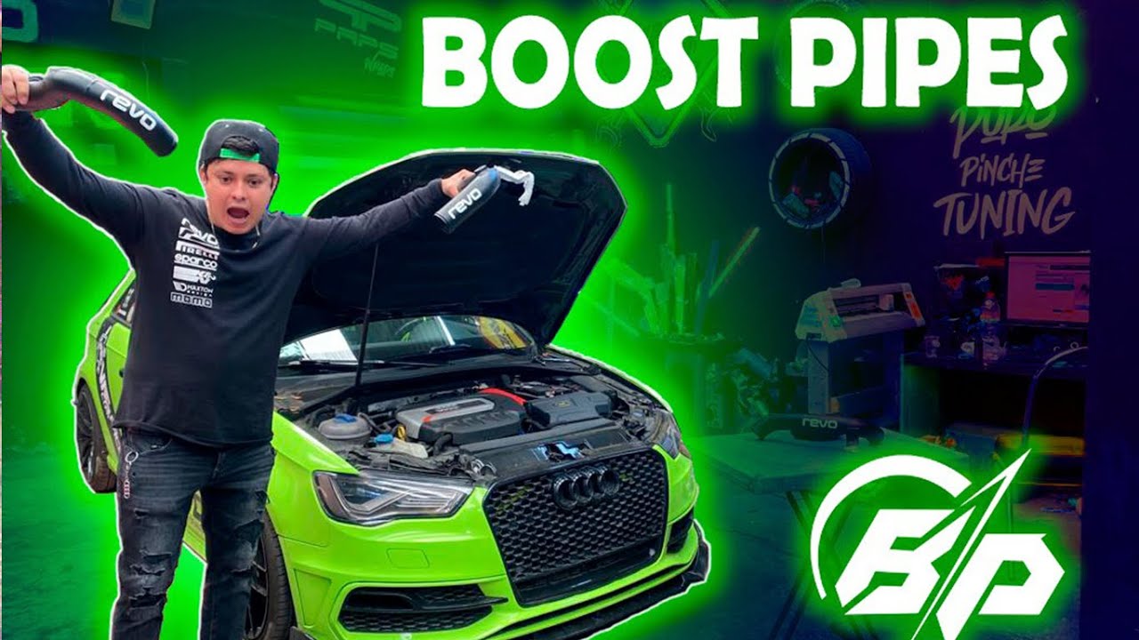 NUEVOS BOOST PIPES REVO al AUDI S3 | Betito Padilla - YouTube