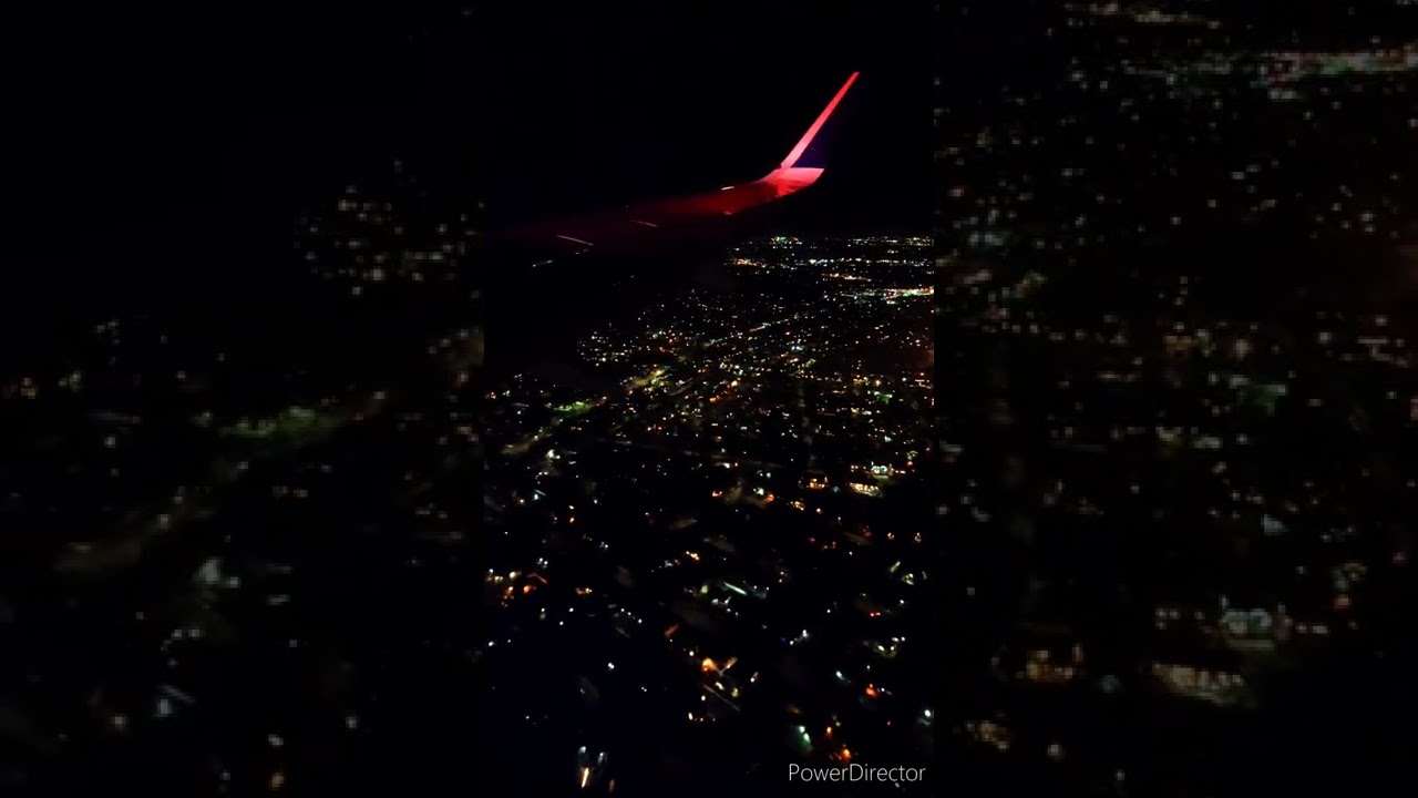 Jetblue B6 1524 Night Landing - YouTube