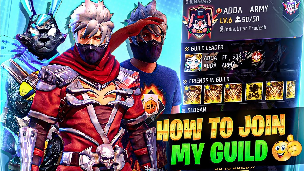 HOW TO JOIN MY GUILD ⚡ FREE FIRE GUILD JOIN FF GUILD JOIN TODAY 🔥 FREE ...