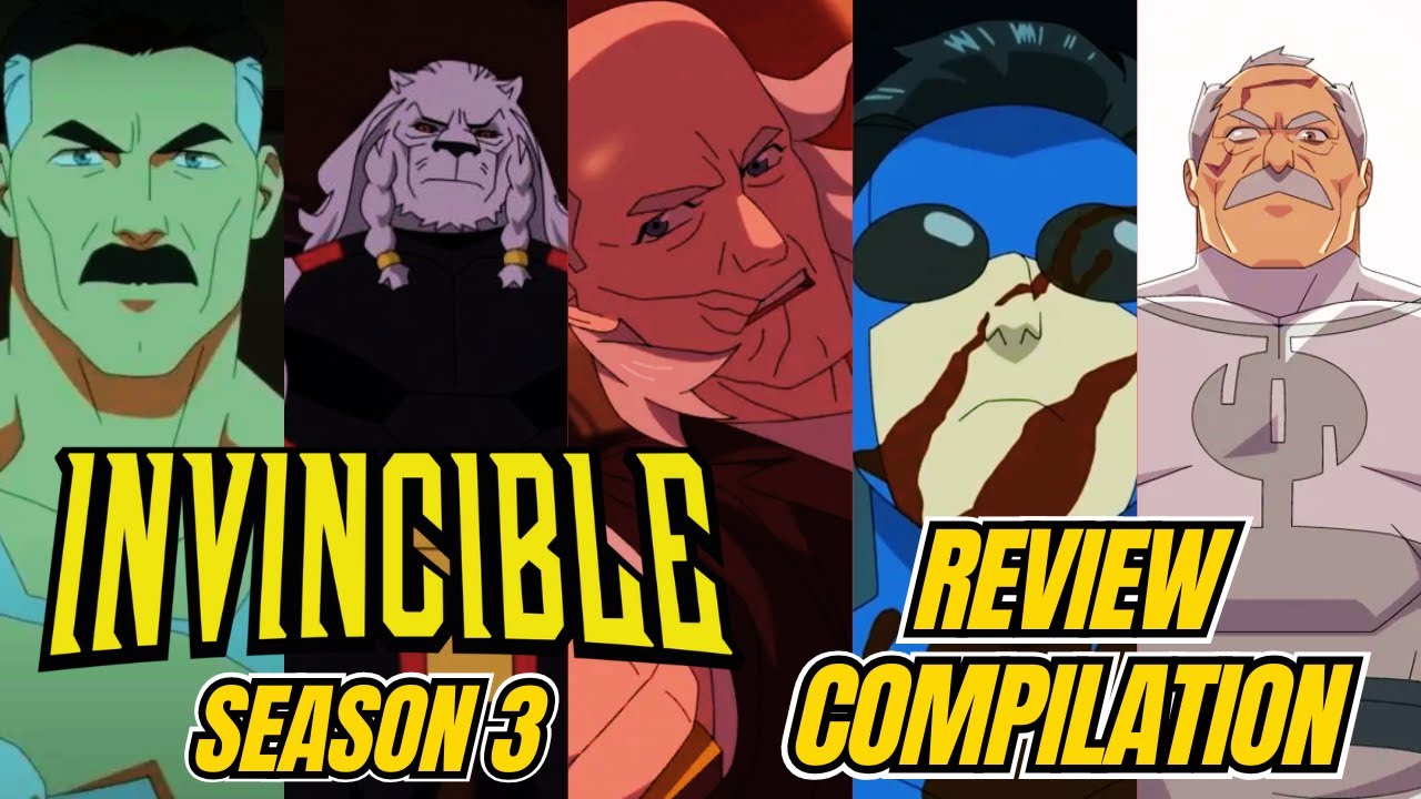 INVINCIBLE SEASON 3 REVIEW COMPILATION | PRIME VIDEO | MARK GOES THRU HELL THIS SEASON - YouTube