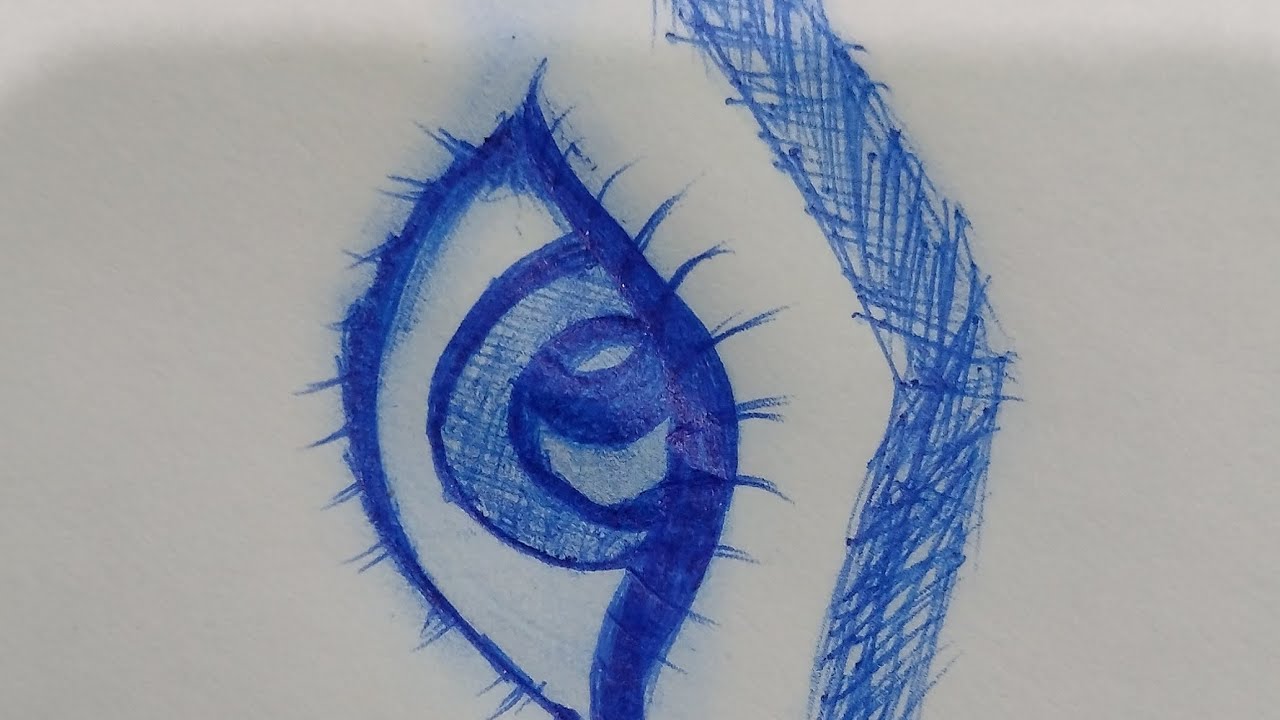 Easy Eye Tutorial With Pen 🖋️👀 #art #artwork #sketch #easyeyedrawing # ...