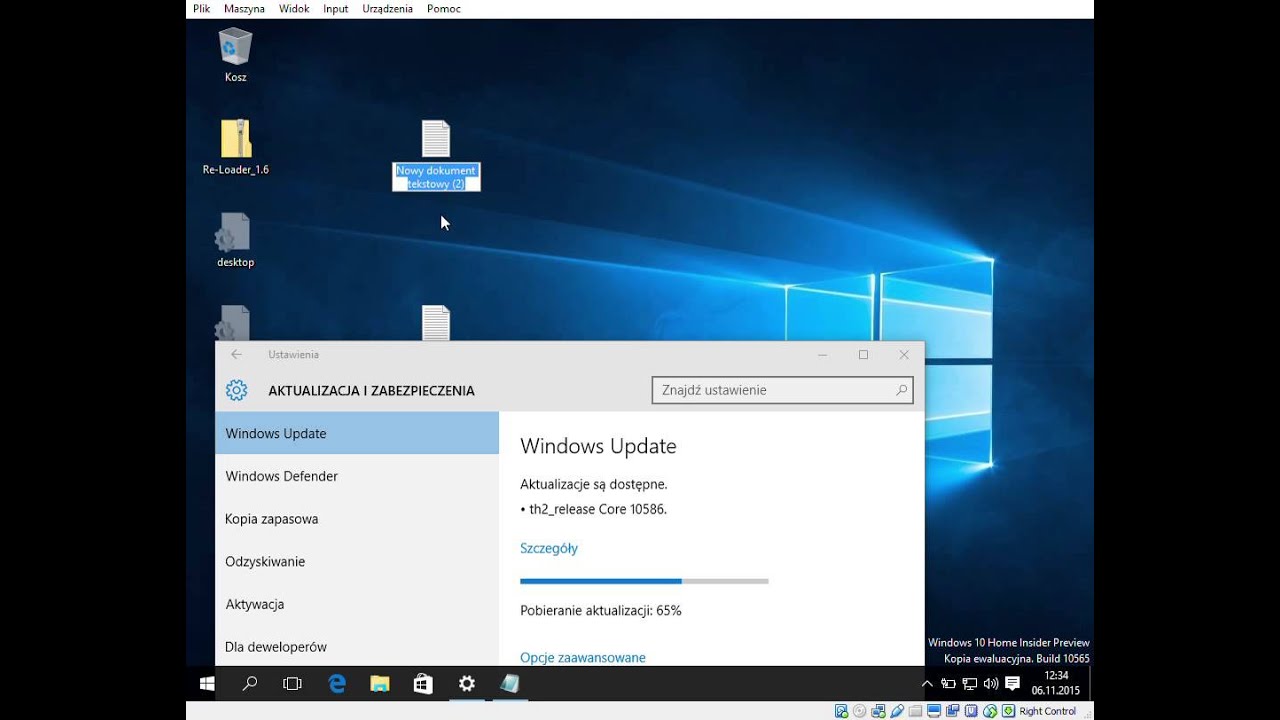 Przechwytywanie install.esd Windows 10 - YouTube
