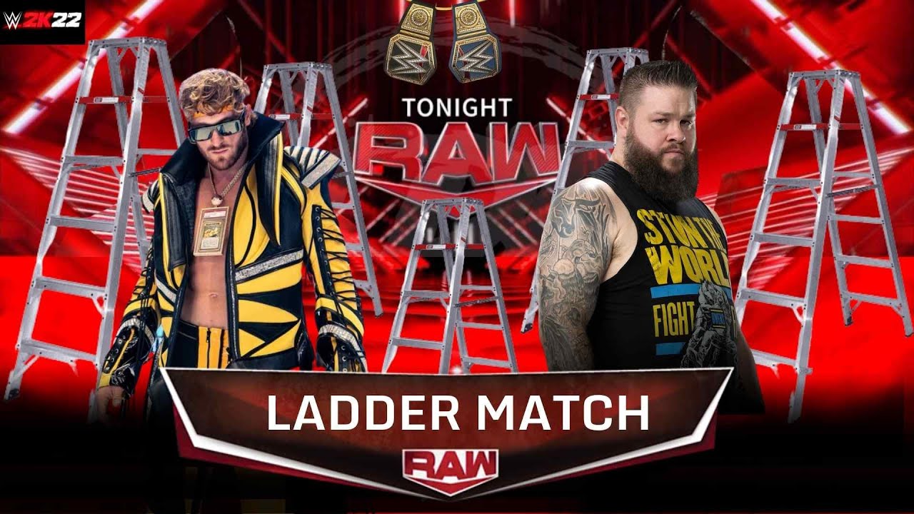 Logan Paul Defends The WWE Championship Against Kevin Owens In A Ladder ...
