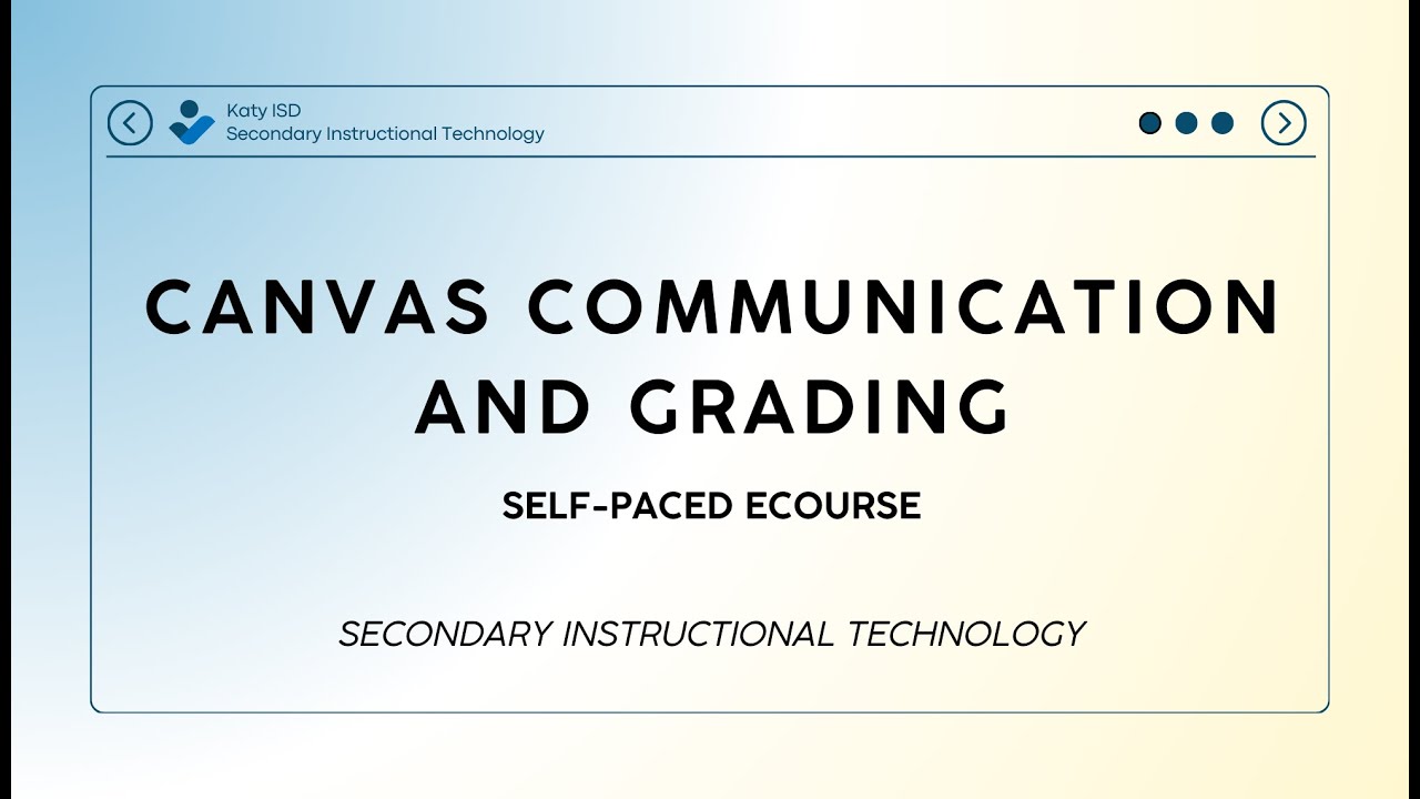 Canvas Gradebook Part 2 Settings YouTube Canvas Gradebook Part 2 Settings YouTube