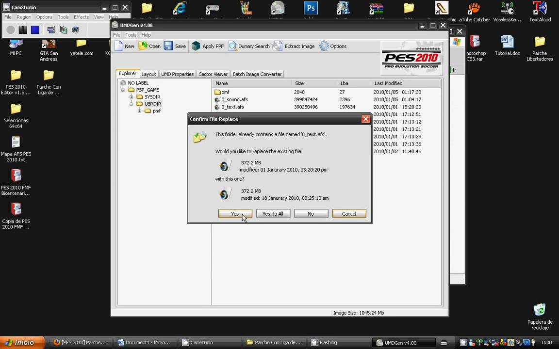 [Tutorial] Aplicar Parche PES 2010 en PSP - YouTube