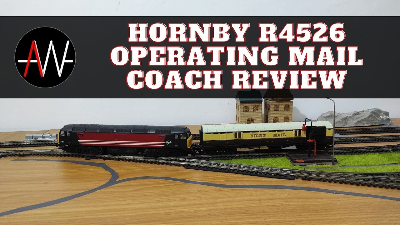 Hornby R4526 Operating Mail Coach Review - YouTube