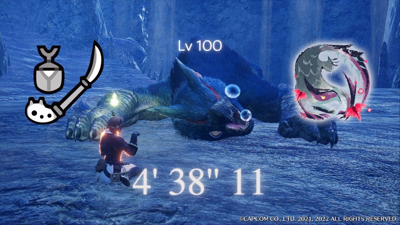 【MHR:SB NS】 傀異討究 ナルガクルガ Lv100 操虫棍 4'38 Lv 100 迅龍 操蟲棍 || Nargacuga ...