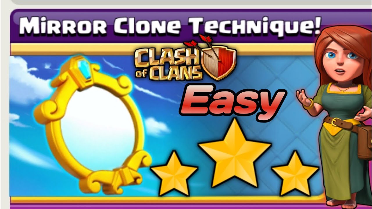 New Challenge Mirror Clone Technique ! Easy 3 ⭐| How To Complete Mirror ...