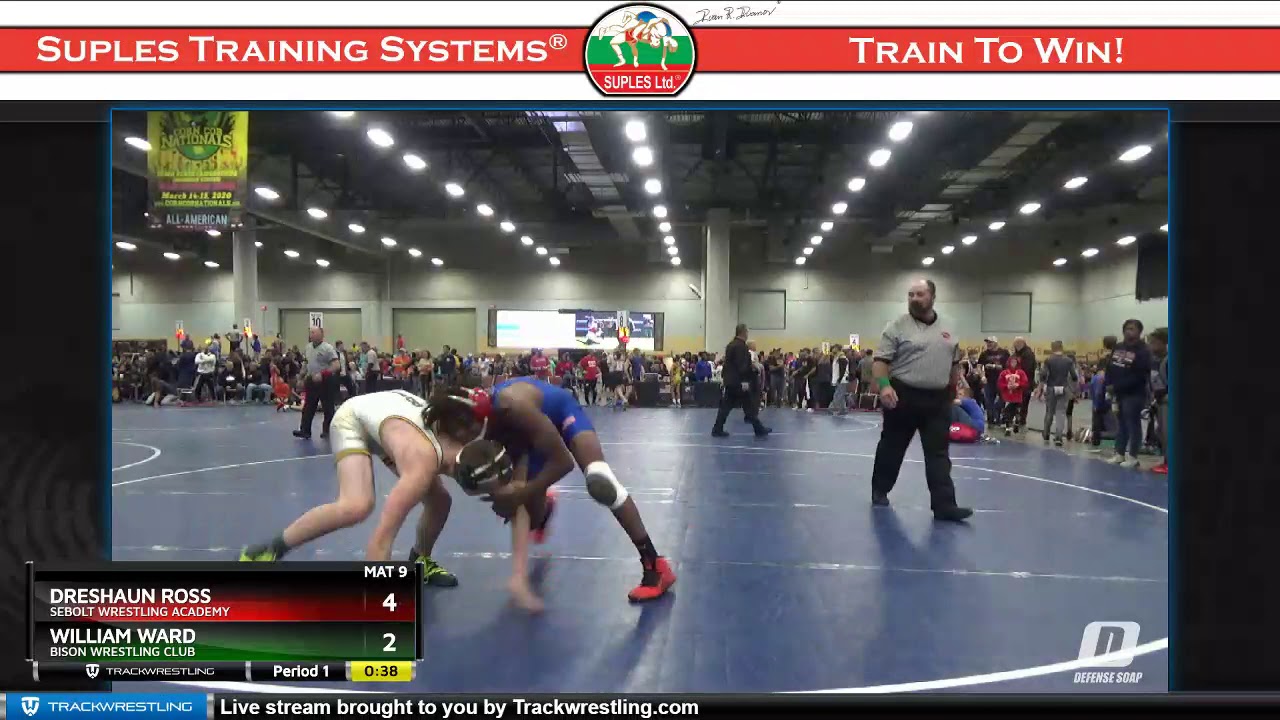 G 5-6 130 Dreshaun Ross Sebolt Wrestling Academy Vs William Ward Bison ...