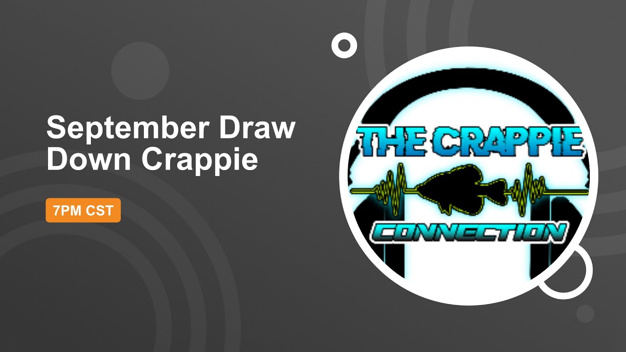 Sept Draw Down Crappie Locations - YouTube