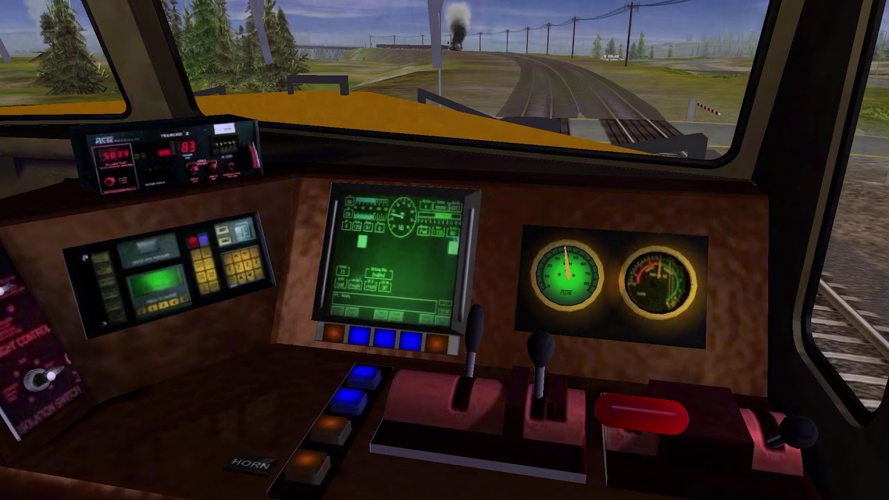 BNSF train cab ride - YouTube