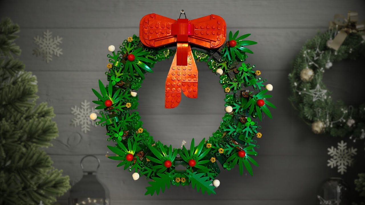 Lego 40426 Christmas Wreath 2-in-1 (Unboxing & Review) - YouTube