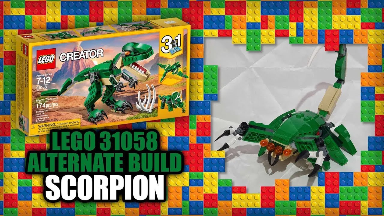 LEGO Creator 31058 Alternate Build - SCORPION - YouTube