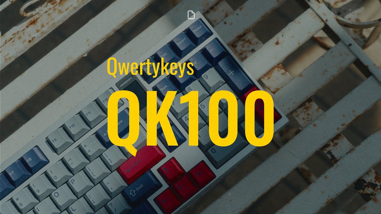 QK100 // Carbon Fiber Plate // Strawberry Wine Switch // GMK Cobalt ...