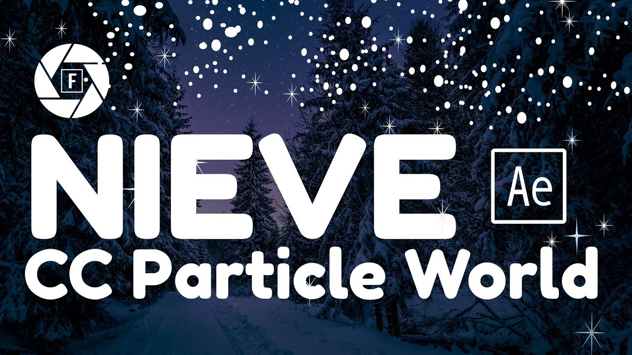 Aprende a crear partículas creando Nieve en After Effects. CC Particle ...