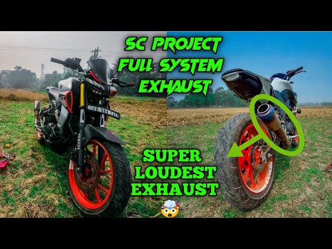 SC PROJECT FULL SYSTEM EXHAUST INSTALLING IN MT15 || MT15 EXHAUST ...
