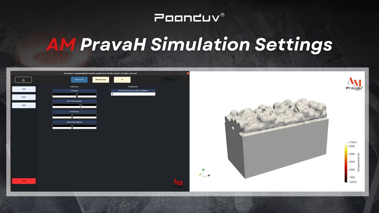 AM PravaH Simulation Settings | 3D Printing Software for Additive ...