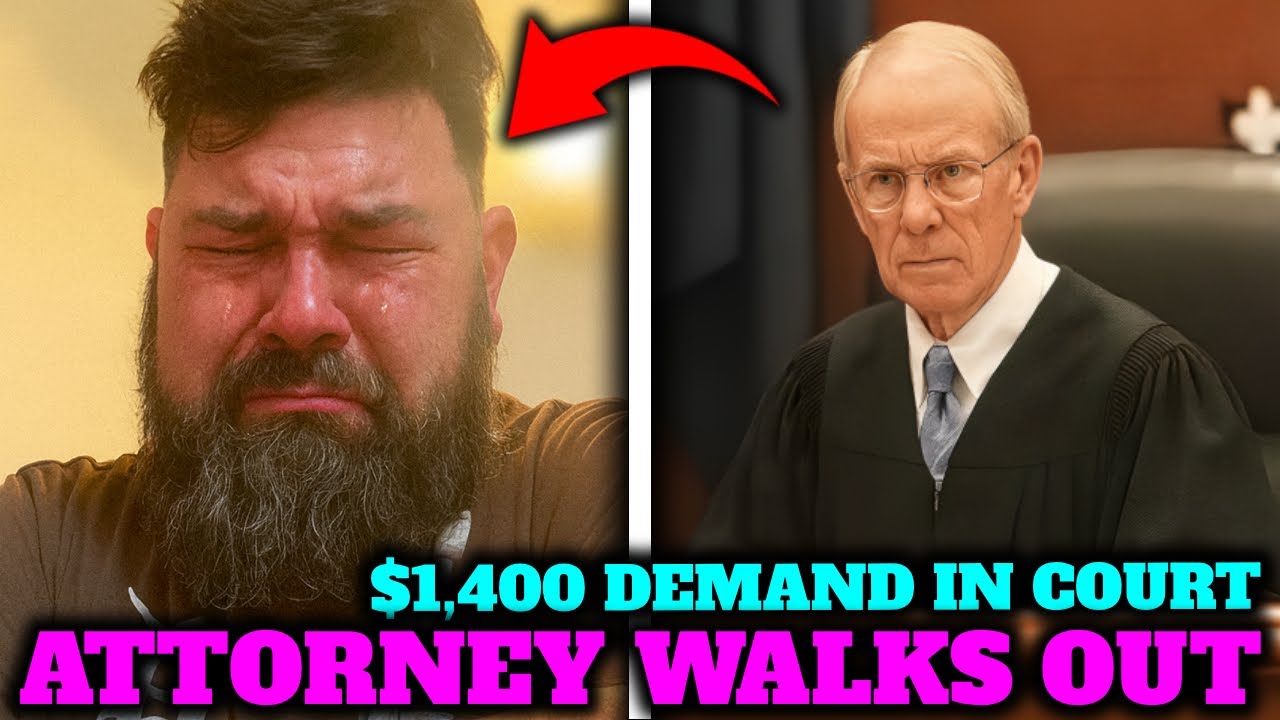 Defendant DEMANDS $1,400 From Judge After Obstruct - YouTube