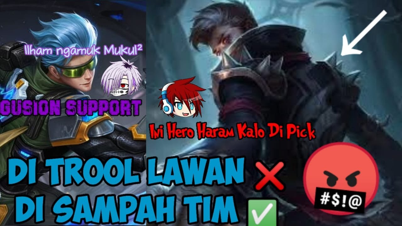 Kesalahan Fatal Player main Gusion!!! [] Mobile Legends [] Indonesia ...