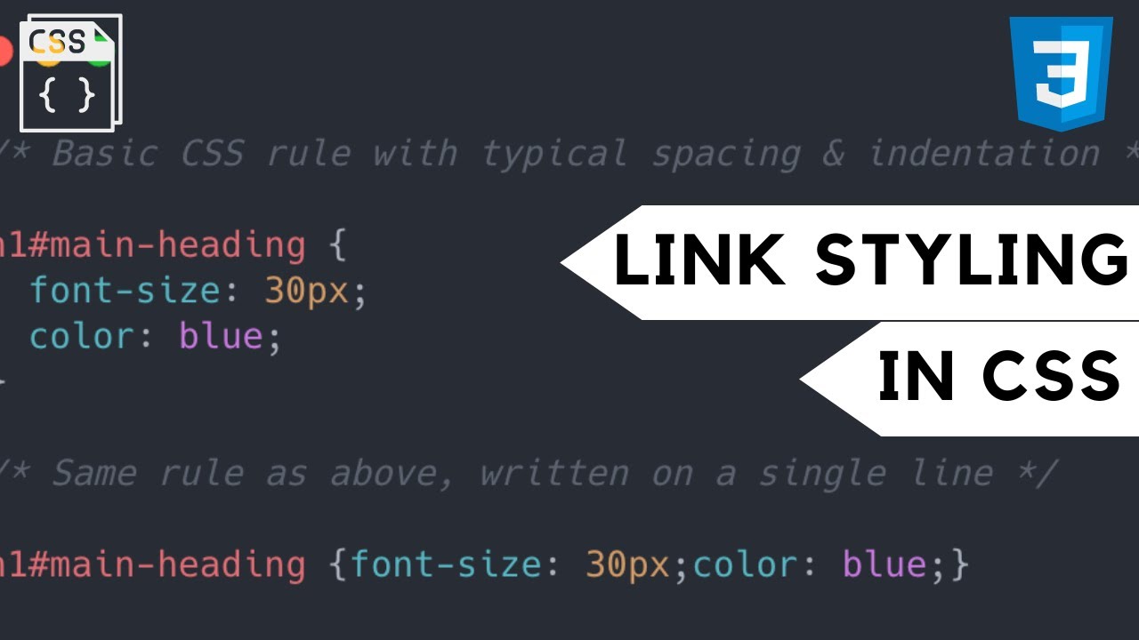 Link Styling In Css Css Complete Course Youtube