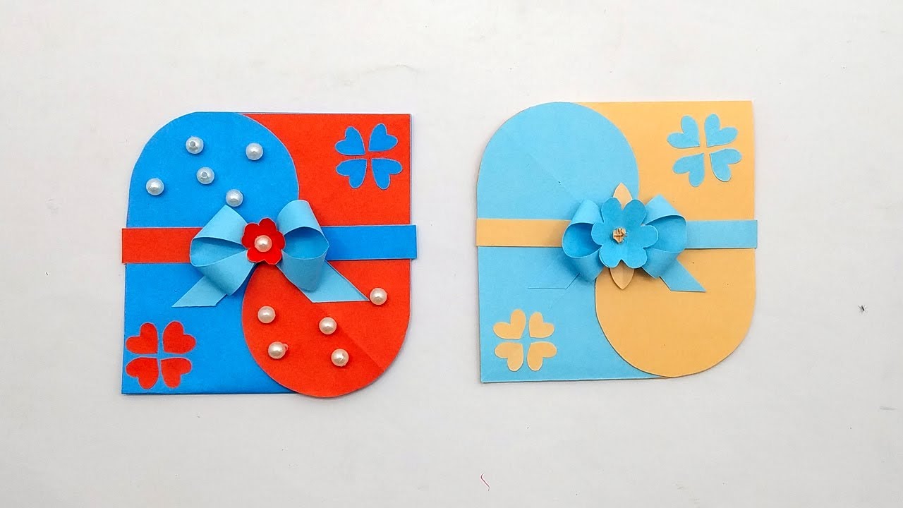 DIY Surprise Birthday Gift Card - How To Make A Paper Gift Card With ...