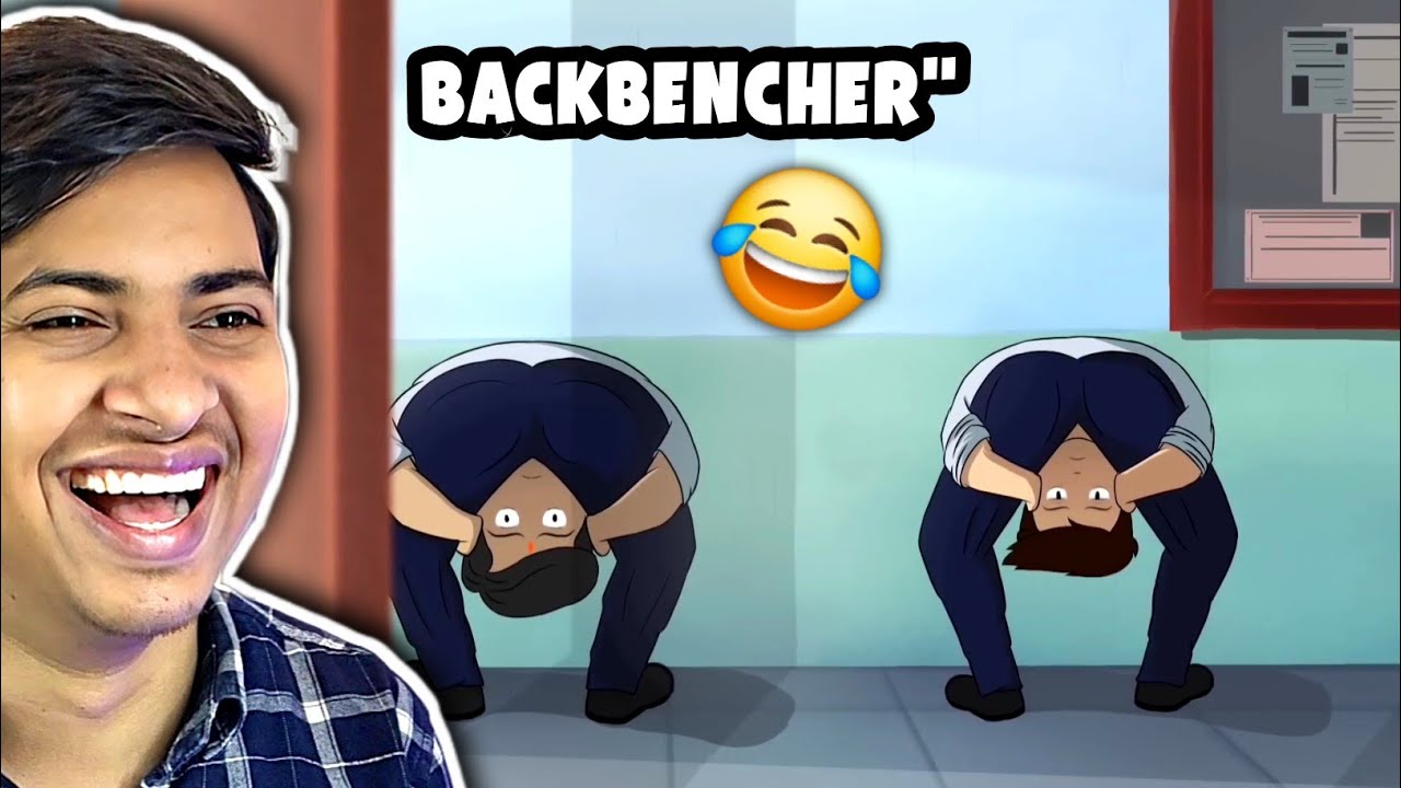 Backbenchers | school life | Animetion !!😂 - YouTube