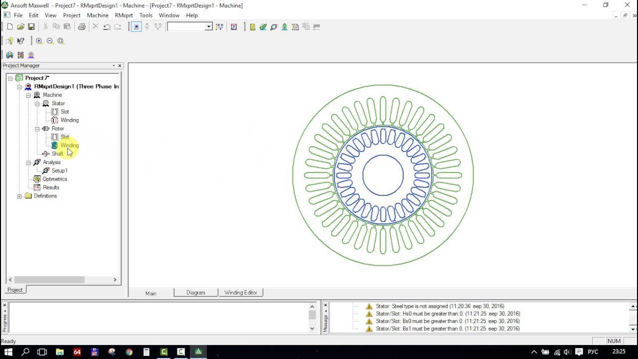 Three - Phase Induction Motor Model Design in ANSYS RMxprt - YouTube