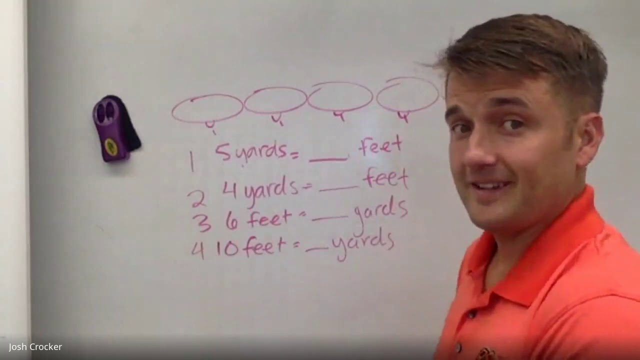 Converting Measurement, Yards and Feet - YouTube
