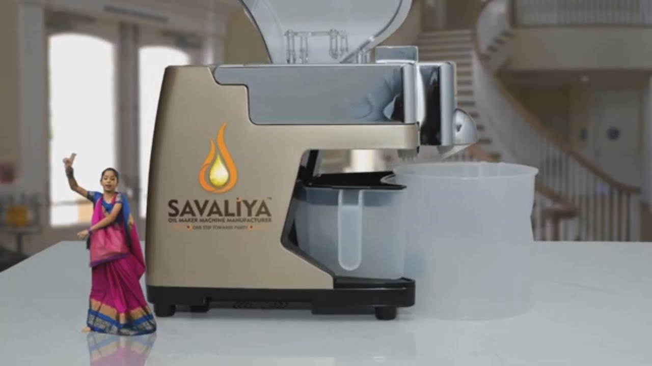 Savaliya Oil Maker Machine For Home Use || Domestic Oil Extraction ...