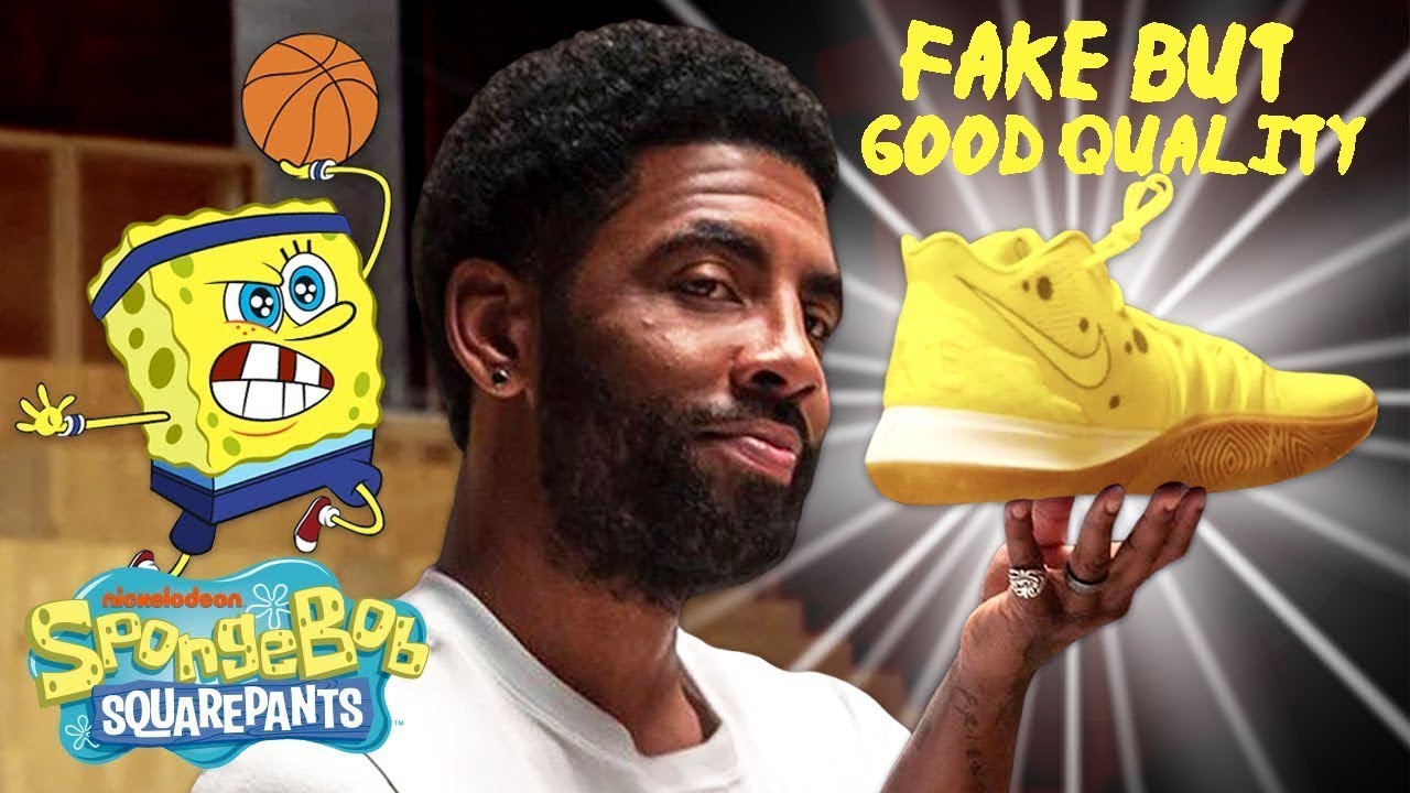 Unboxing: Nike Kyrie 5 "Spongebob" | FAKE BUT GOOD QUALITY - YouTube