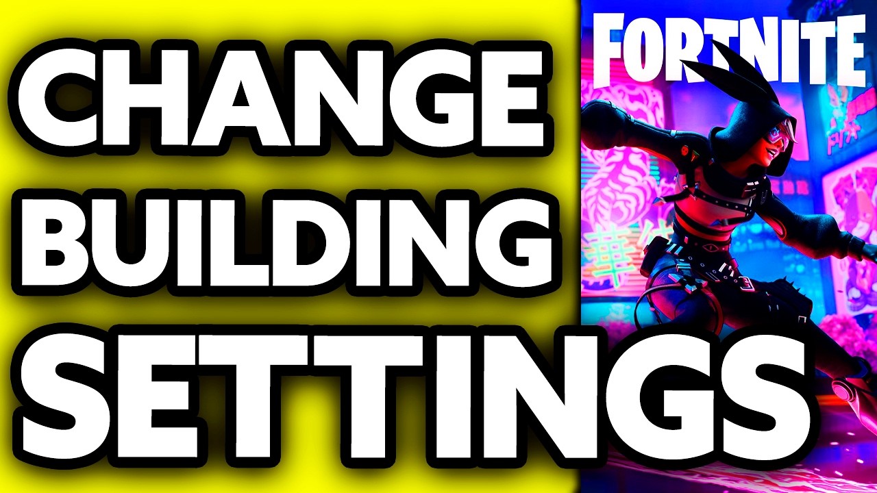 How To Change Your Building Settings on Fortnite PC (2025) - YouTube