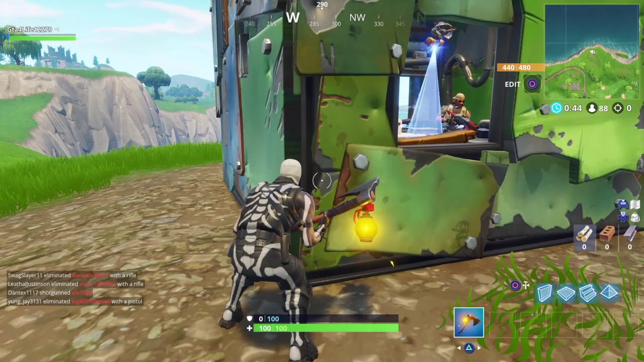 Fortnite Pickaxe Kill Omega lol - YouTube