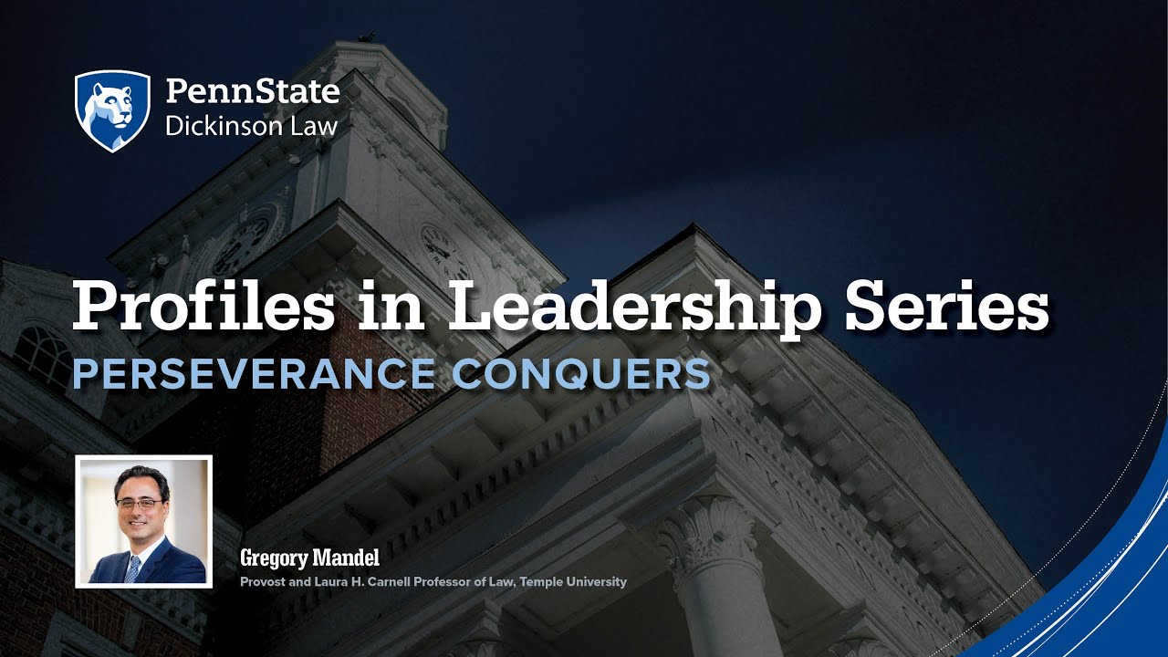 Profiles in Leadership Series Perseverance Conquers - YouTube