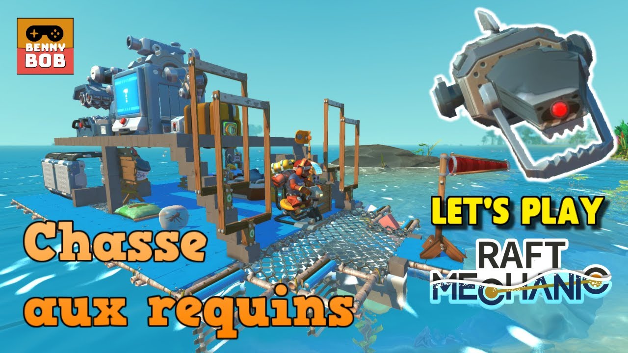 Chasseur OU Chassé ? - Let's Play Mod Raft sur Scrap Mechanic #2 - YouTube