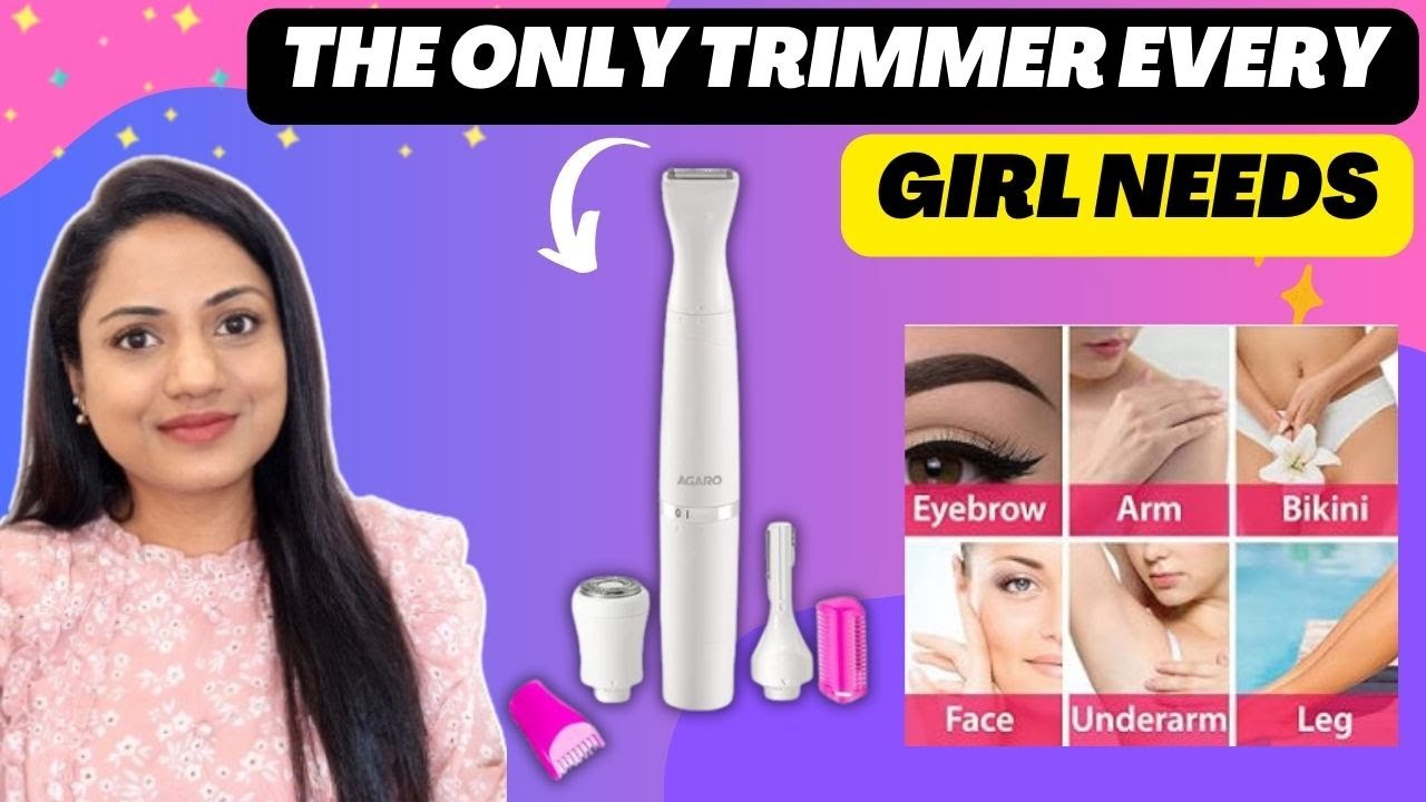 The Only Trimmer Every Girl Needs! Agaro Rechargeable Multi Trimmer for ...