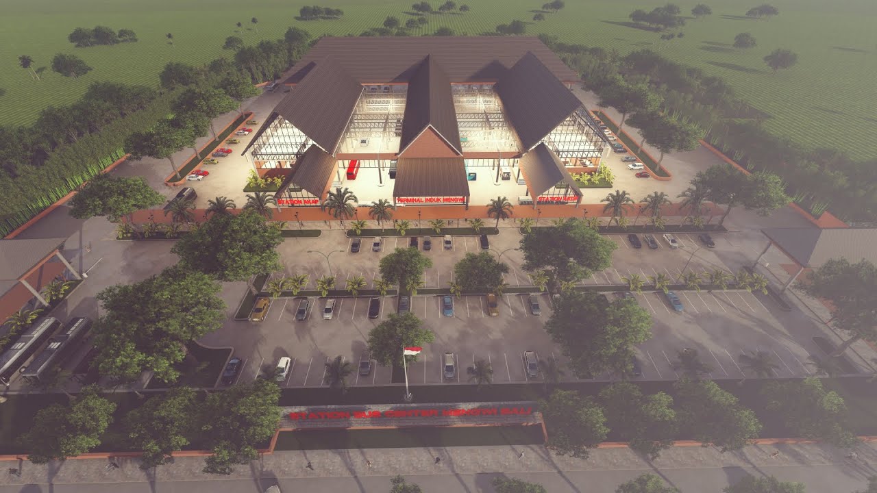 Redesain Terminal Bus Tipe A Mengwi _Sidang Preview 3 - YouTube