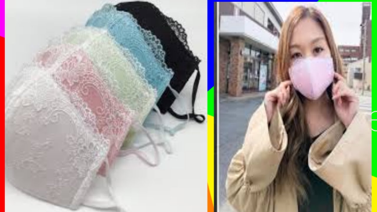 Japanese masks in the form of a bra - YouTube