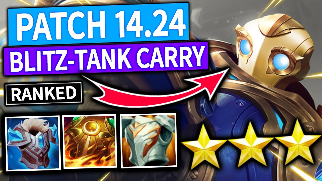 THE BLITZCRANK TANK CARRY in TFT RANKED! - Set 13 Meta | TFT Patch 14. ...