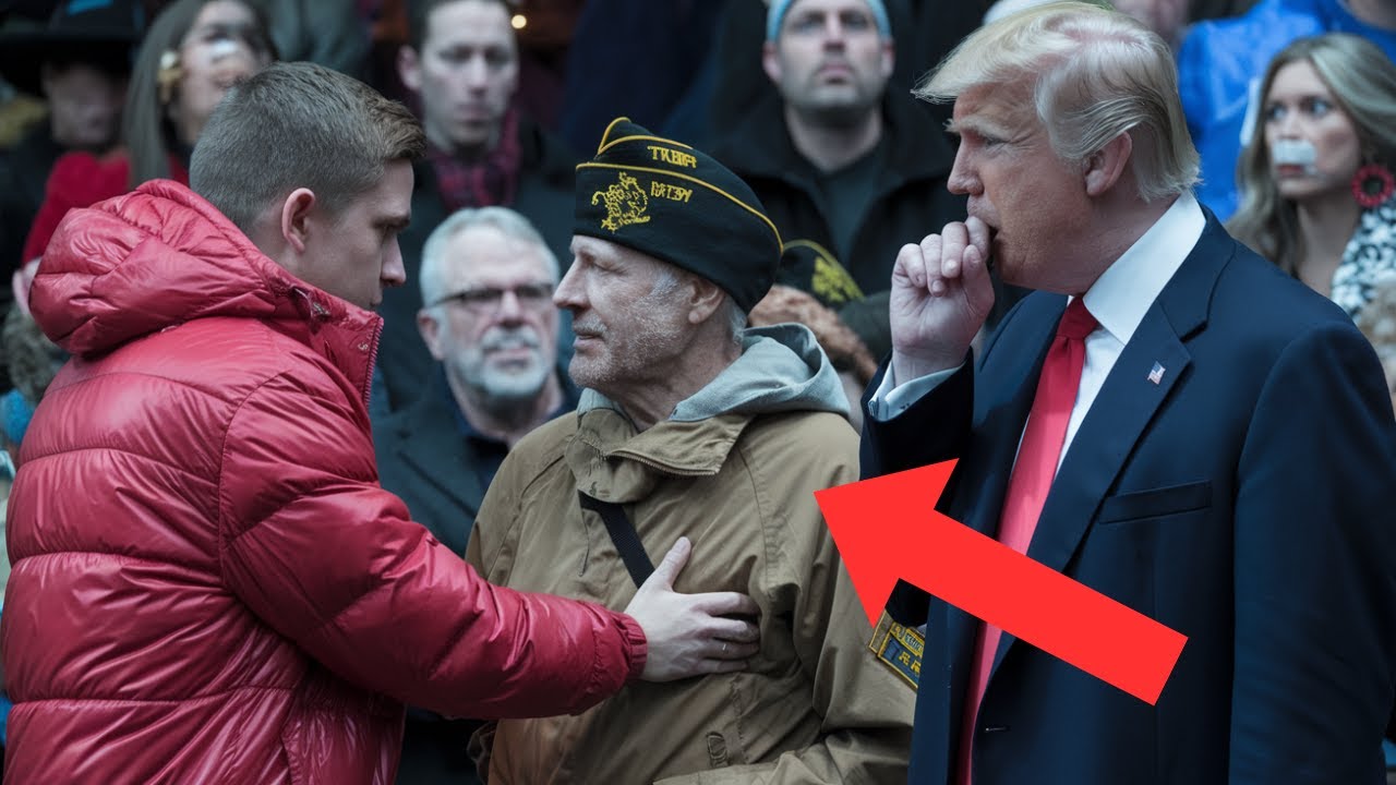 Barron Trump Offers His Jacket to Freezing Veteran, Donald Trump’s ...