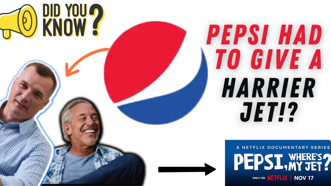 When Pepsi had to give a harrier jet!! #pepsi #netflix #johnleoanard # ...