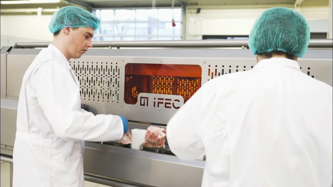 IFEC - Back Meat Harvester Front Halves - YouTube