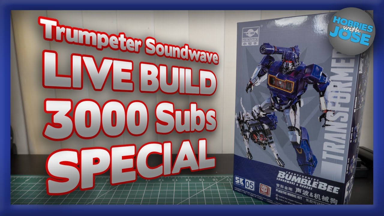 Trumpeter Soundwave LIVE BUILD 3000 Subscriber SPECIAL - YouTube