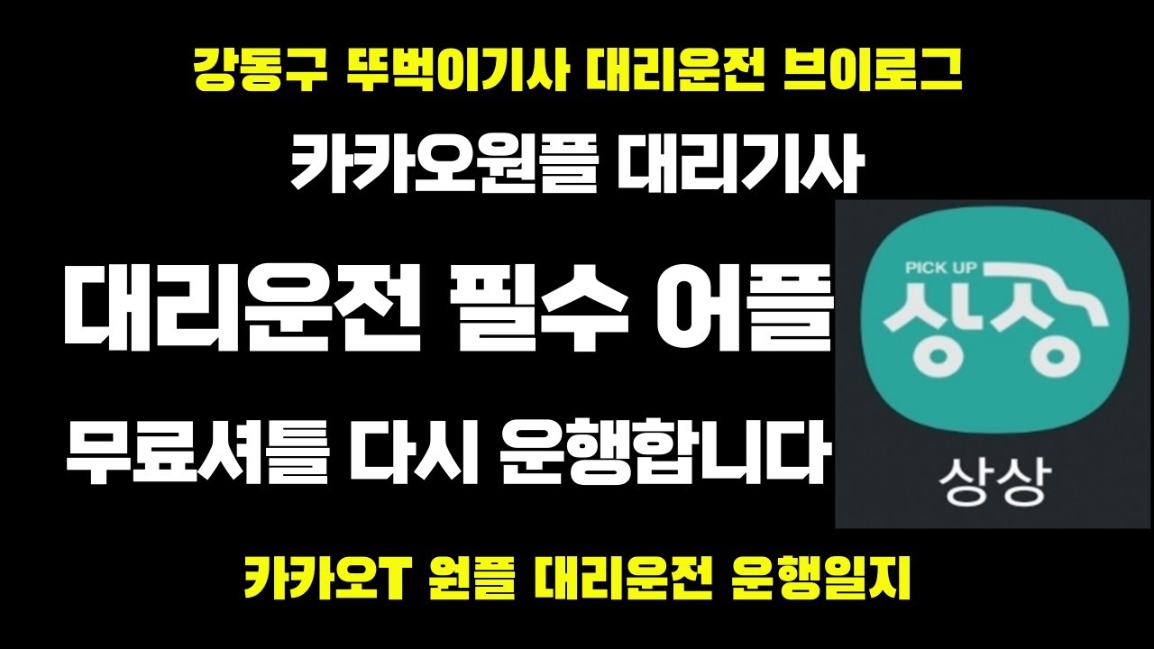 0116 목요일 대리운전 뚜벅이 전업기사 카카오대리 대리운전꿀팁 브이로그 알바 취업 카카오t대리운전 투잡 카카오대리어플 투잡 N