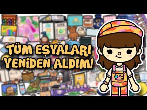 Oyunu sildim! Tüm eşyaları yeniden aldım ❥ {Toca Life World Türkçe} Toca Life Queen