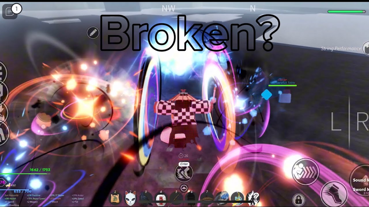 Sound breathing the new #1 breathing (project slayers) - YouTube