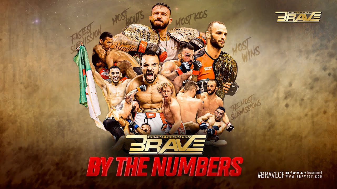 BRAVE CF BY NUMBERS | BRAVE CF FREE MMA FIGHTS | MMA CHAMPIONS | BRAVE ...