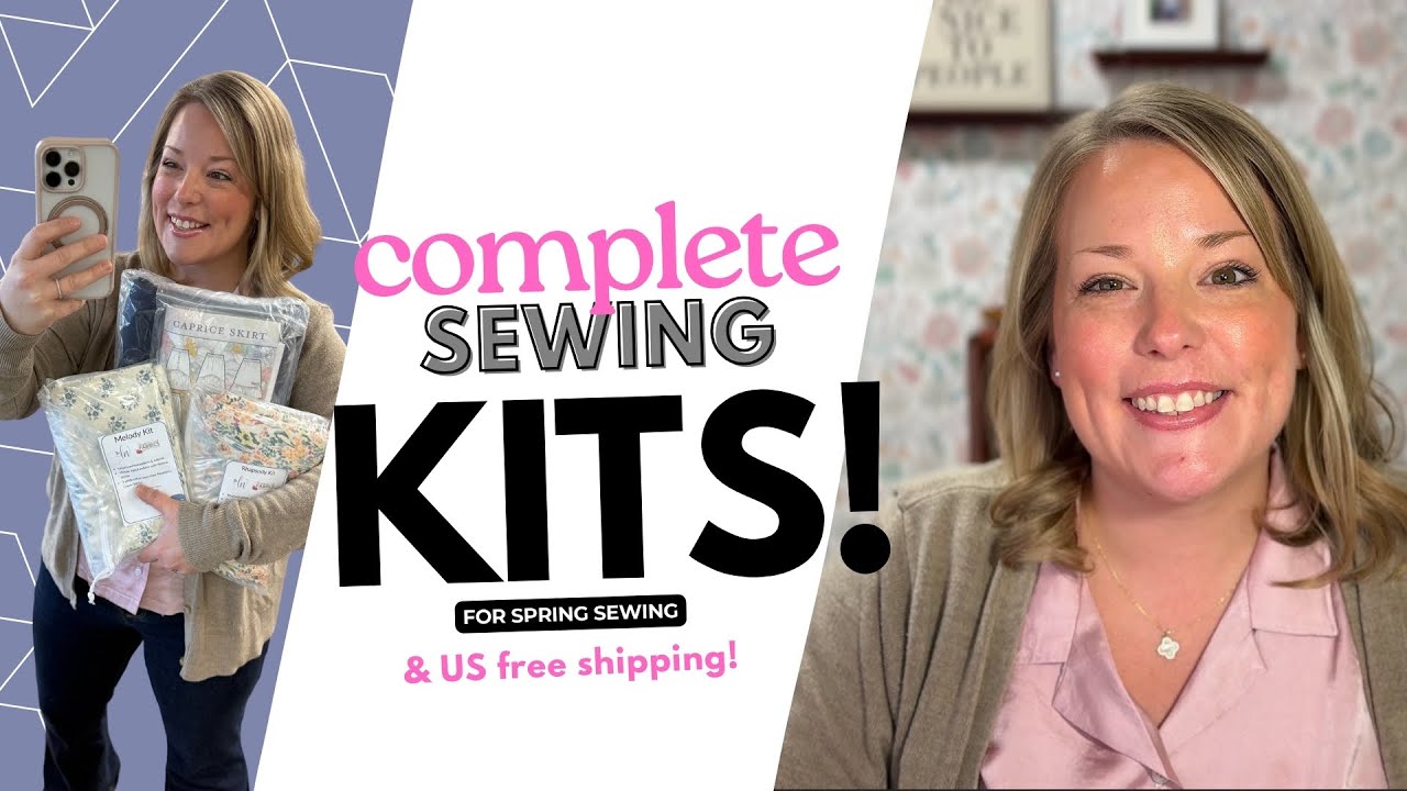 KITS! Your perfect spring sewing project. PDF Pattern + Fabric ...