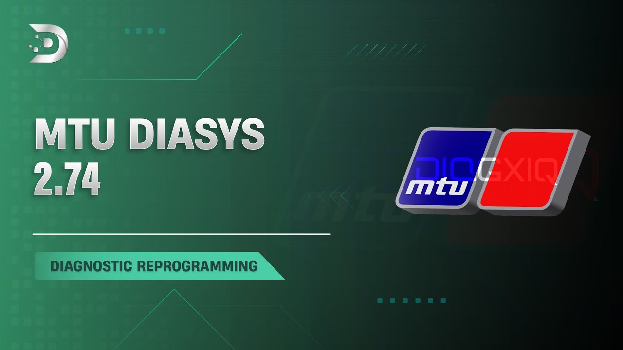 MTU DIASYS 2.74 | SUPPORT 👨‍💻 - YouTube