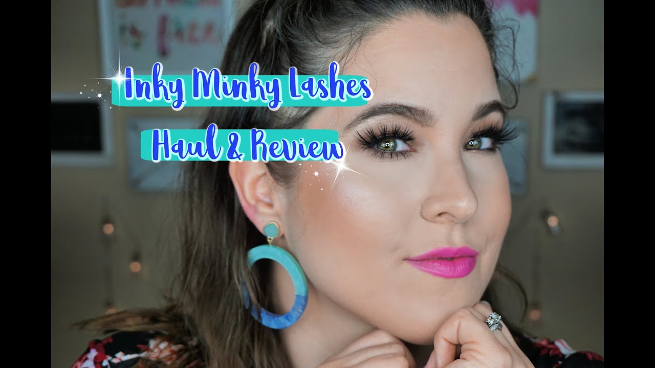 Inky Minky Lashes Haul & Review! - YouTube