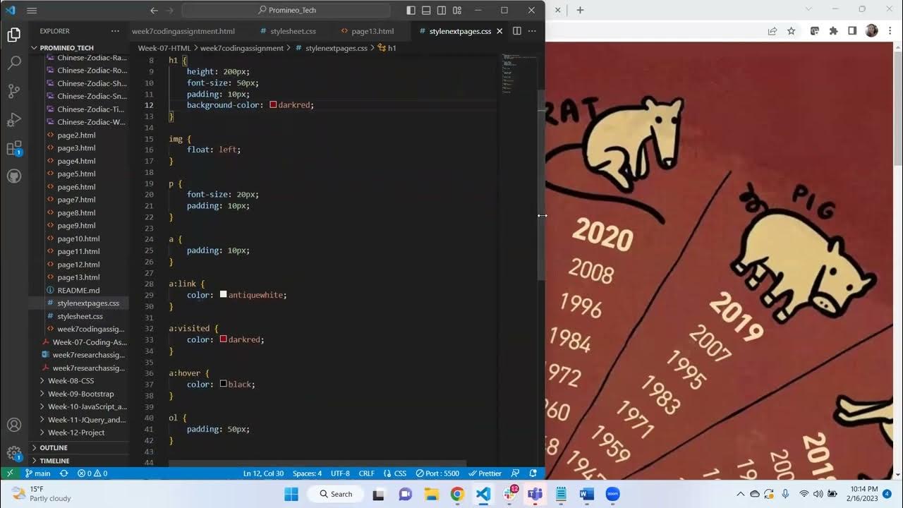Promineo Tech Week8 Coding Assignment - YouTube
